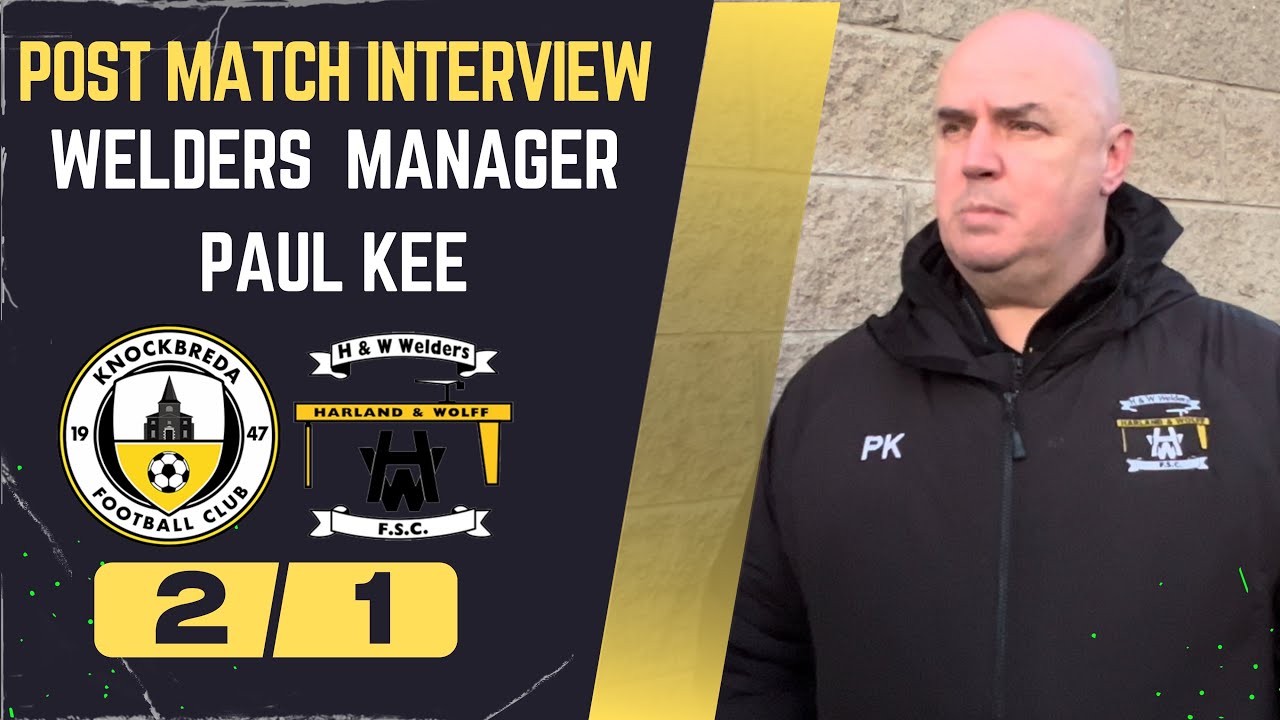 POST MATCH INTERVIEW| Paul Kee on the 2-1 Defeat to Knockbreda. - YouTube