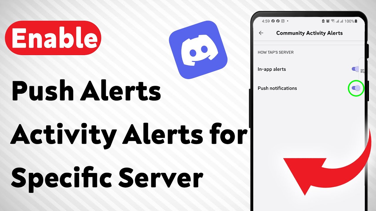How to Enable Push Notifications Activity Alerts for a Specific Server ...