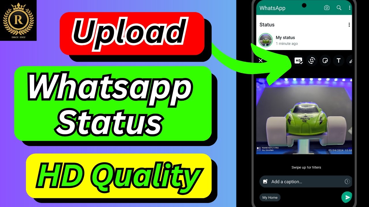 How To Upload Status On Whatsapp Without Losing Quality || Whatsapp par ...