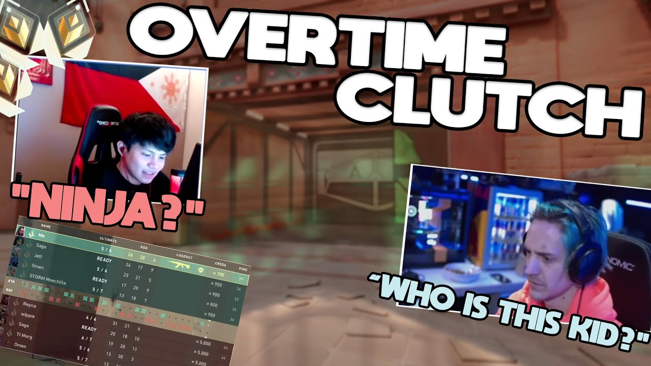 INTENSE OVERTIME AGAINST NINJA | Valorant | cheatcode - YouTube
