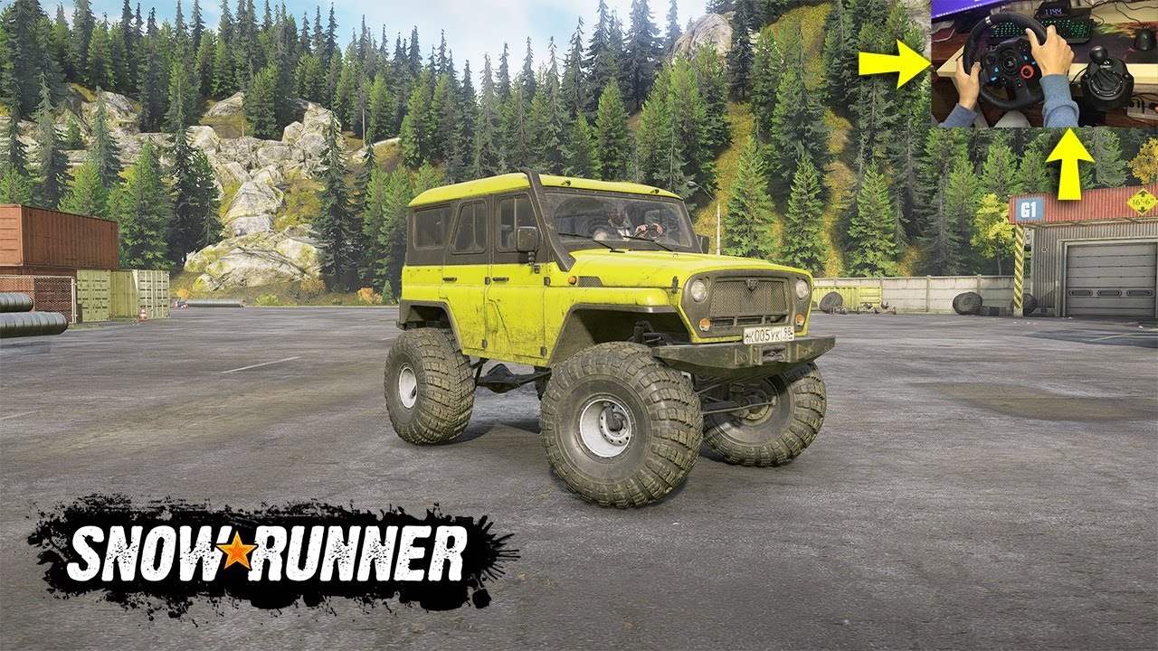 SNOWRUNNER - KHAN 39 Marshall Best offroad | Logitech g29 | Gameplay ...