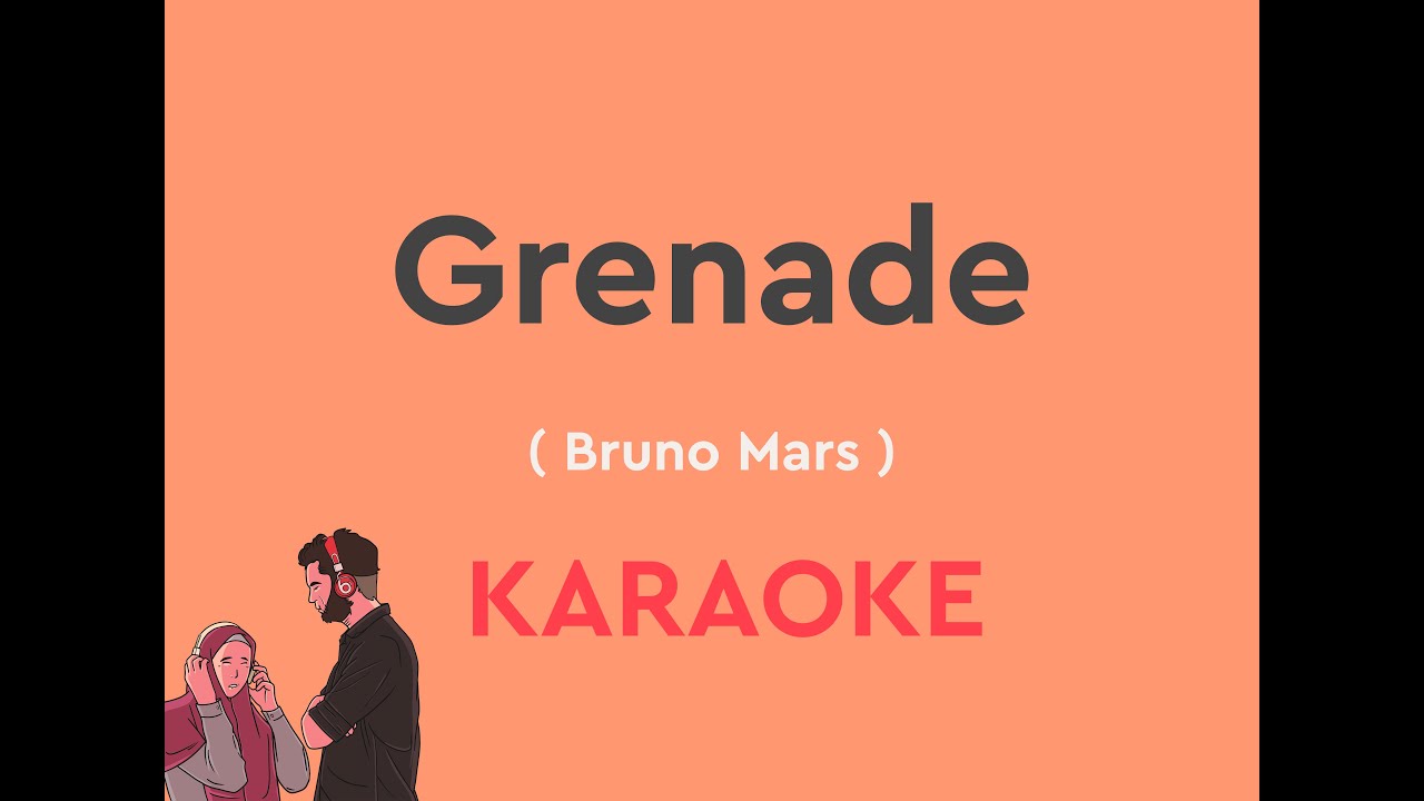 Grenade By Bruno Mars with Lyrics with Chords karaoke version - YouTube
