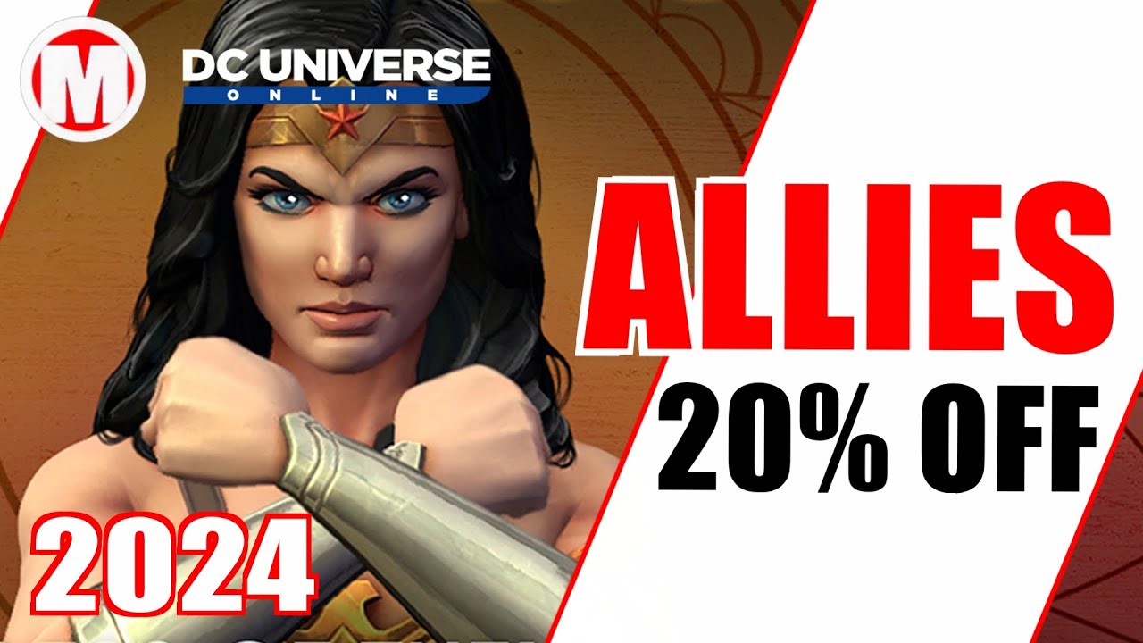 DCUO Wonder Woman Ally... and Allies 20% Off - YouTube