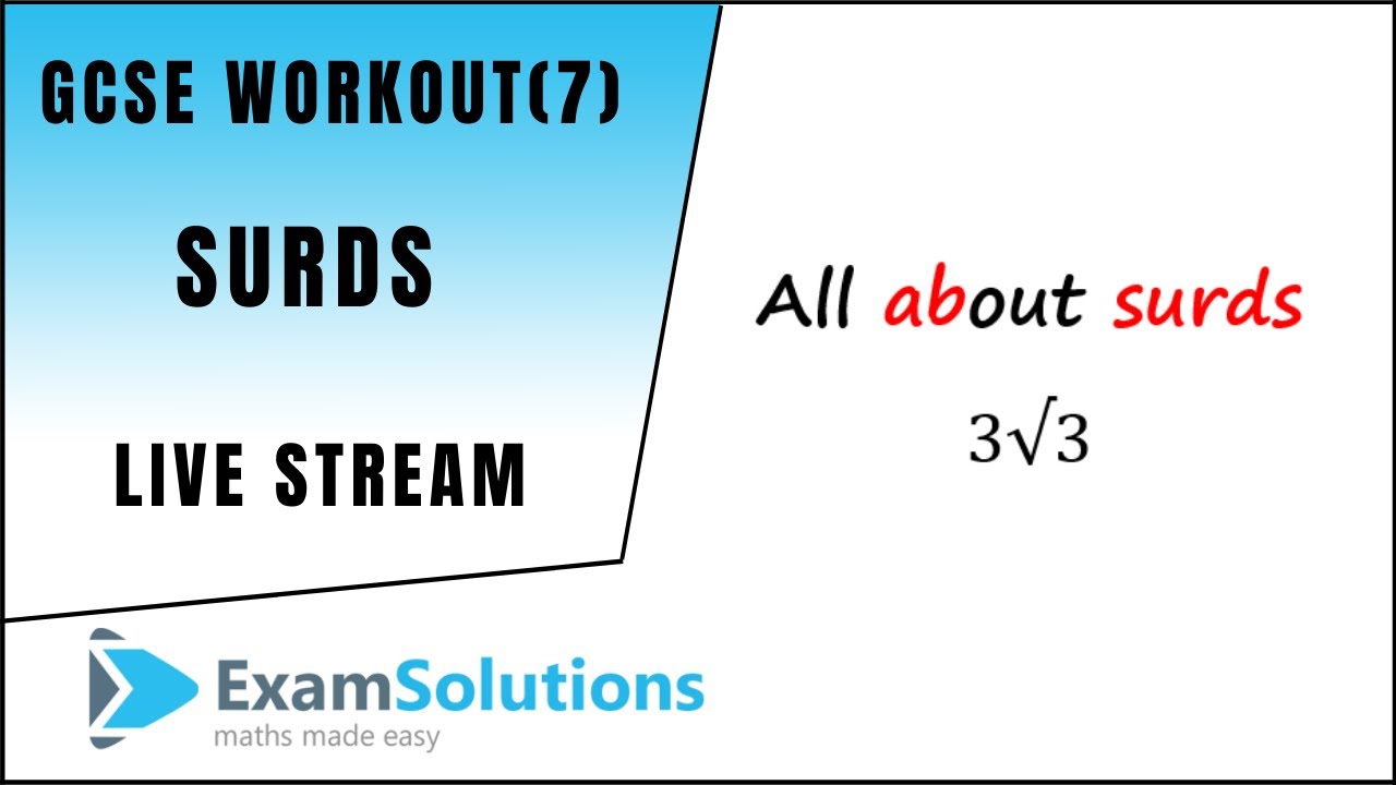 GCSE Maths Workout (7) | ExamSolutions - YouTube