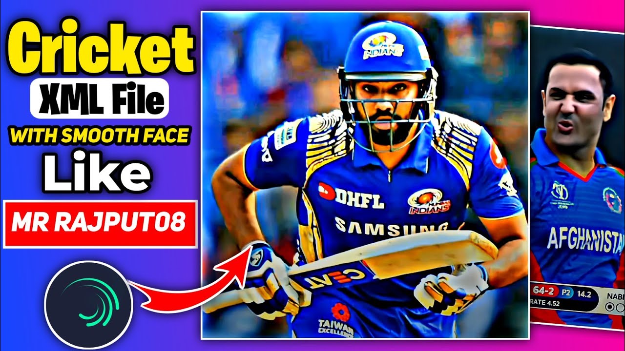 Cricket Video editing tutorial like mr Rajput 08 | XML file mr rajput 08 | Baloch Editz - YouTube