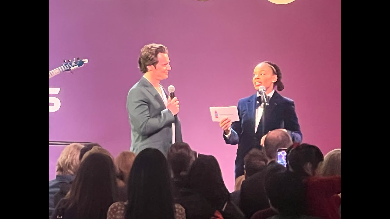 Bloomingdale's Holiday Window Reveal w/ Amber Ruffin, Jonathan Groff ...