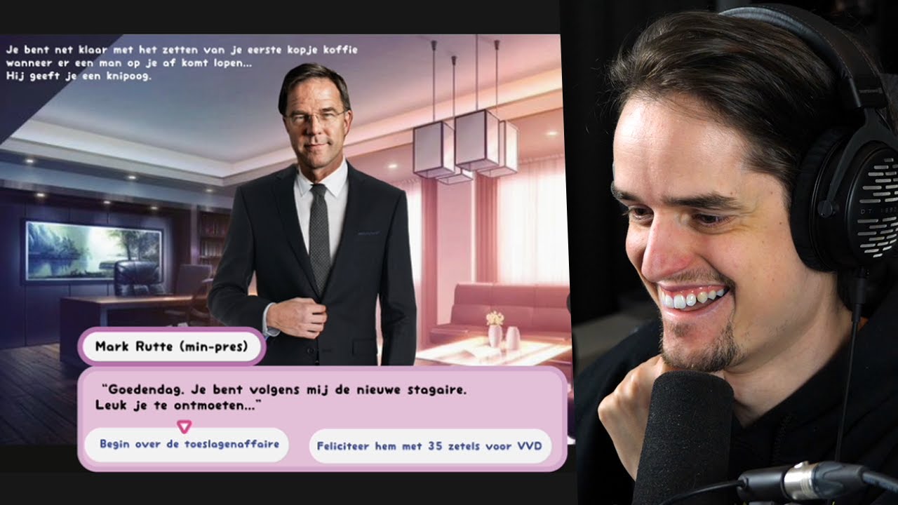 Mark Rutte dating simulator - YouTube