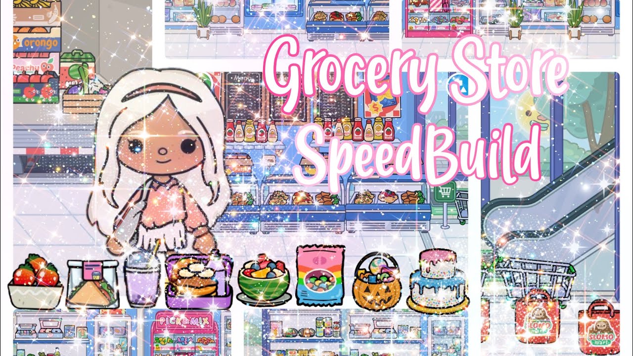 Building A Grocery Store in Toca Life World! 🛒 l Toca Life World ...