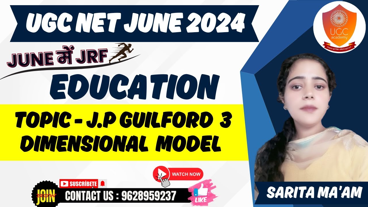 UGC NET JRF JUNE 2024 | Education Paper 2 | UGC NET Education - J.P ...
