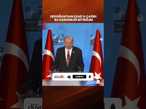 Erdoğan Esad'a 'Sayın' dedi, 'barışma' çağrısı yaptı #shorts