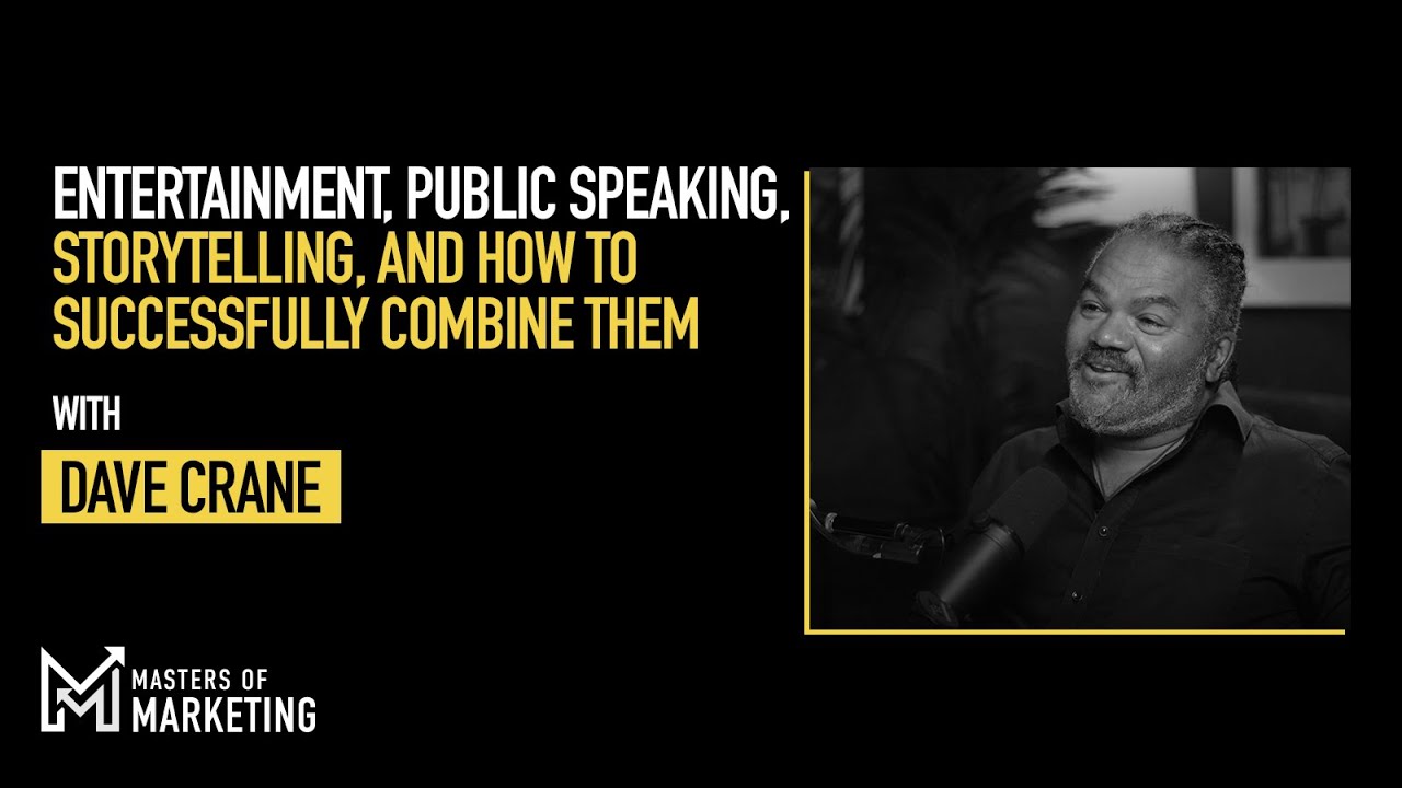 Entertainment, public speaking, storytelling, and how to successfully combine them with Dave ...