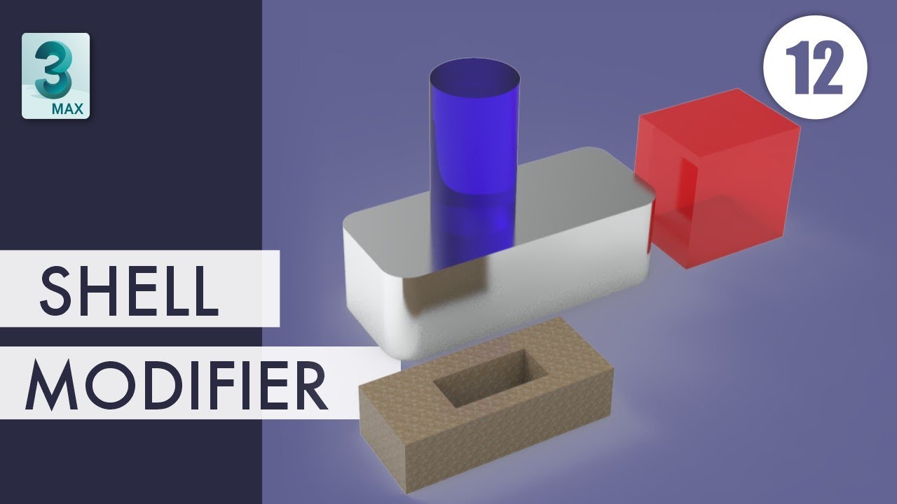 Shell Modifier in 3Ds max - YouTube