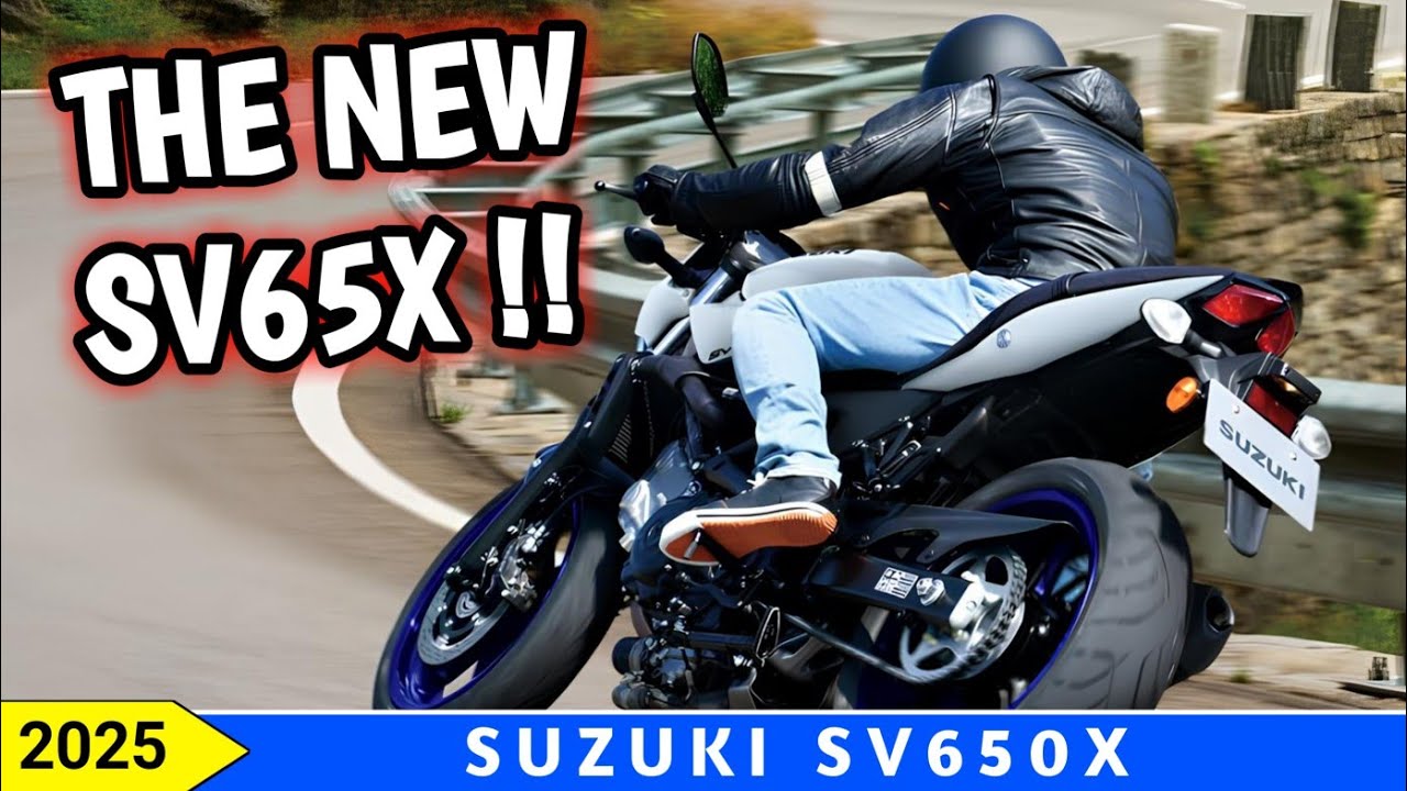 2025 Suzuki SV650X First Look - YouTube