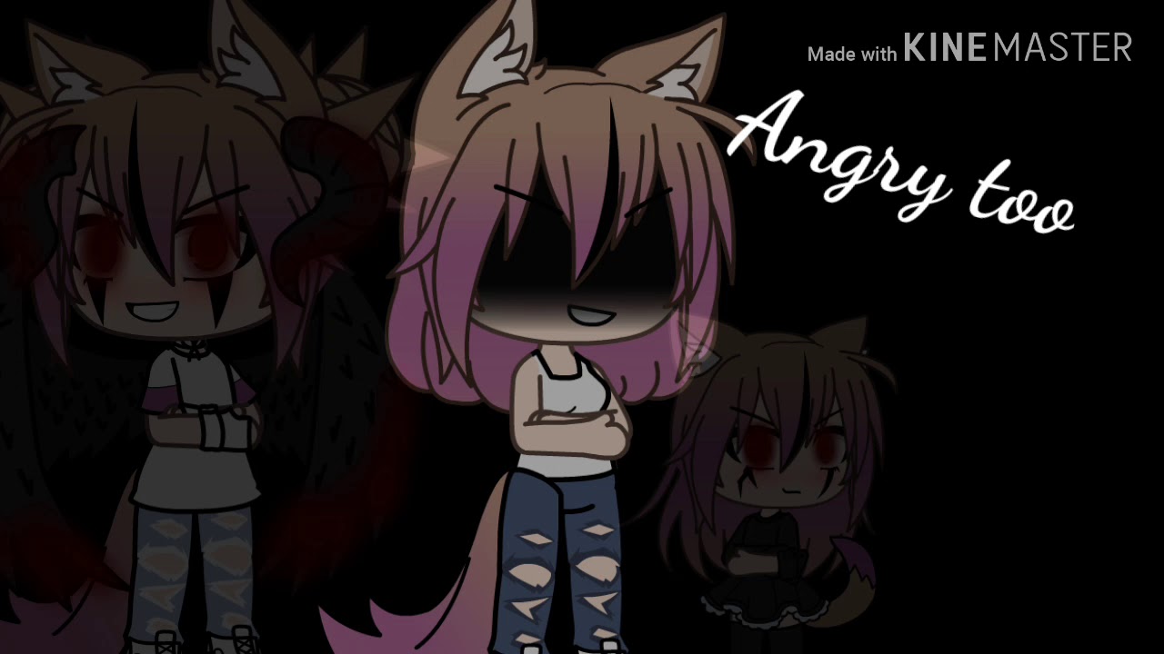 Angry too Gacha life 💜 - YouTube
