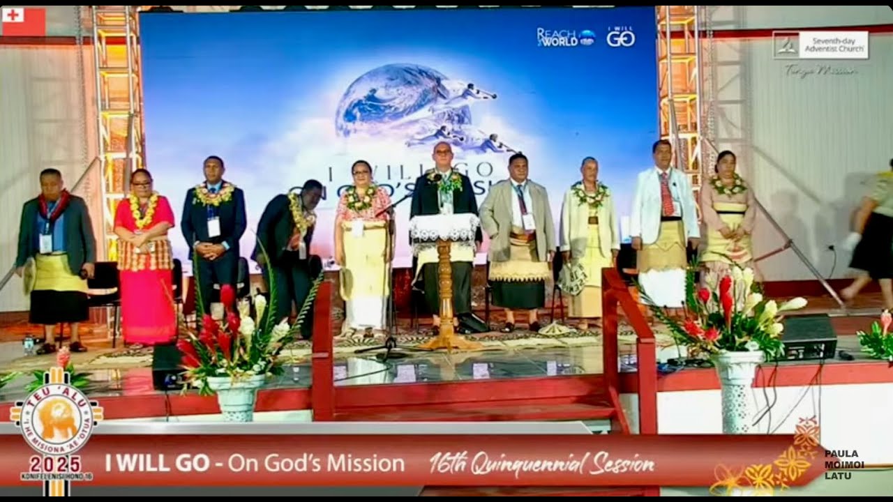 Tonga Mission Session Opening Ceremony "I Will Go On God's Mission ...