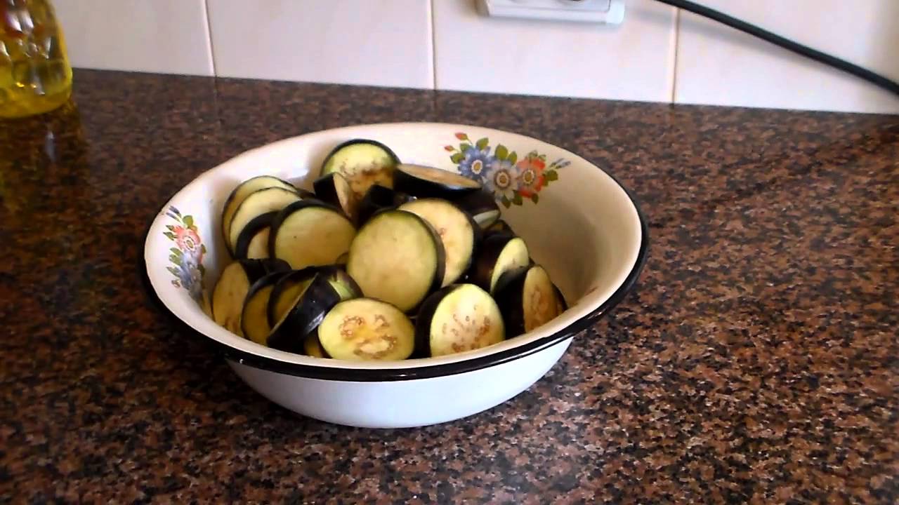 Баклажаны жареные Под чесночным соусом - YouTube