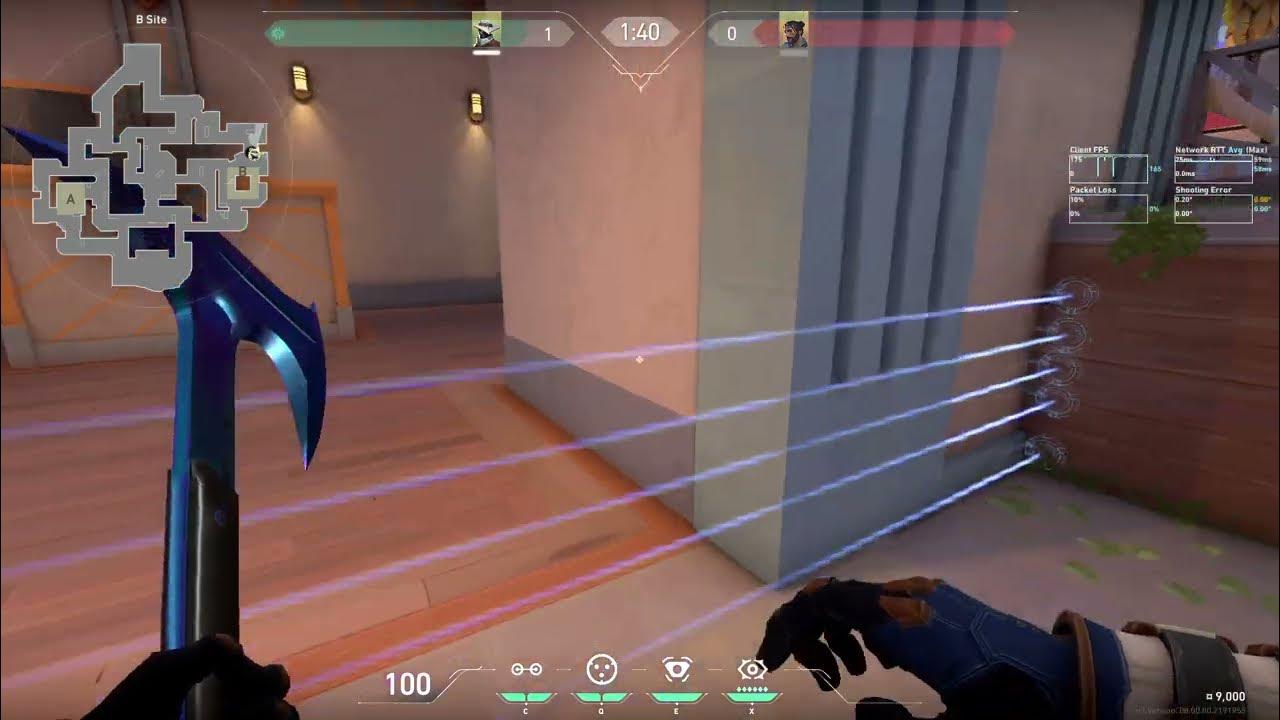 Insane wallbang for cypher tripwires B site sunset - YouTube