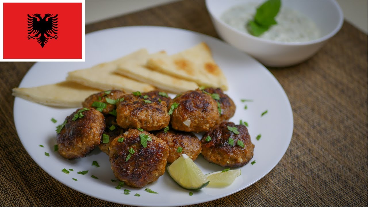 Easy Meatball With Yogurt Dip At Home - Qofte - YouTube