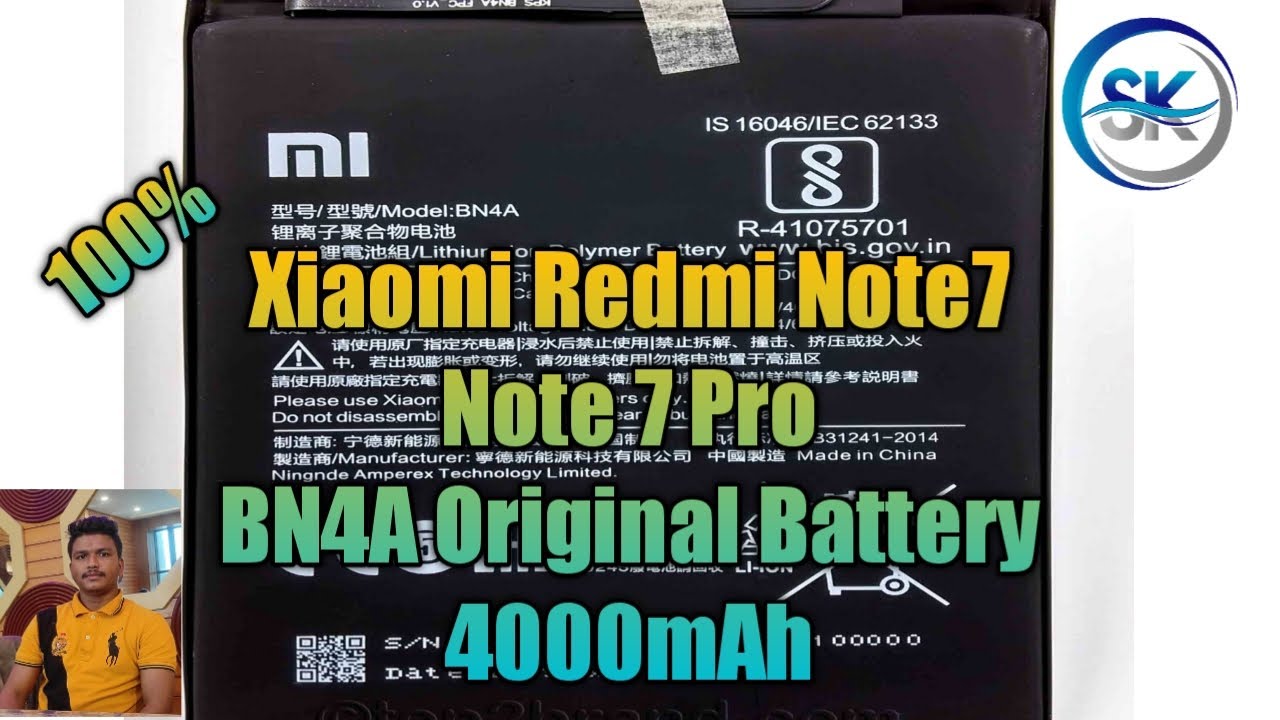 Xiaomi Redmi Note7 Note 7 Pro BN4A Original Battery 4000mAh #battery # ...
