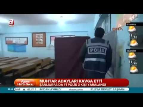 Muhtar adayları kavga etti ! Muhtar Kavgası