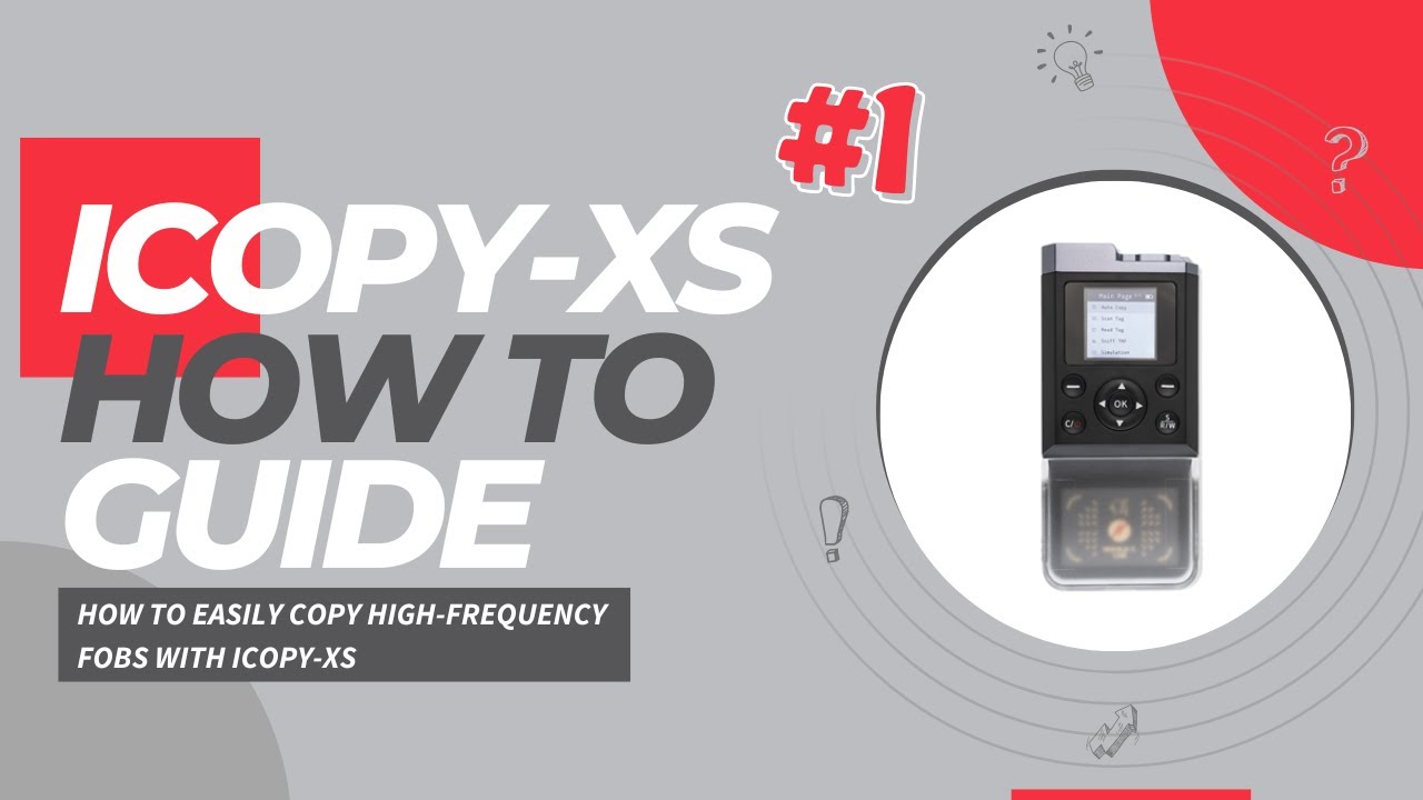 ICopy-XS Tutorial: How to Easily Copy High-Frequency Fobs with ICopy-XS ...