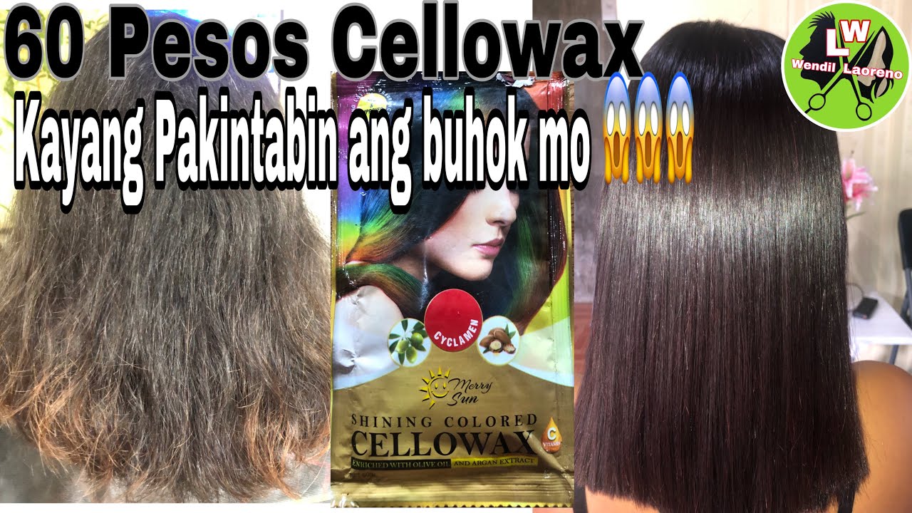 Shining Colored Cellowax with Hair Rebonding. - YouTube