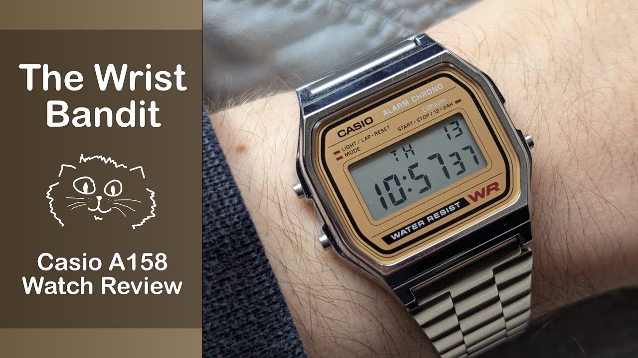 This Casio is steady stealing my wrist time, y'all. ~ Casio A158 Watch ...