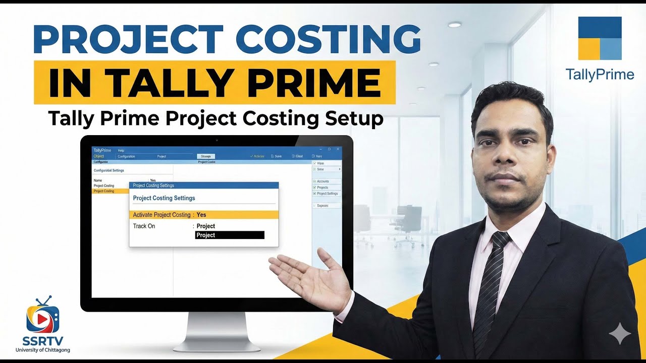 Project Costing Configuration in Tally Prime - YouTube