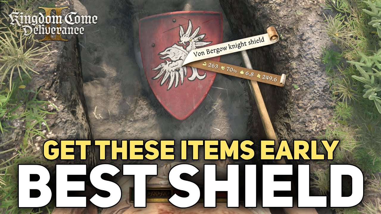 How To Get The Skalitz Axe, Spade & Von Bergow Knight Shield - Kingdom ...