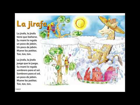 La jirafa -cancion de Canciones y cuentos para la letra Jj - YouTube