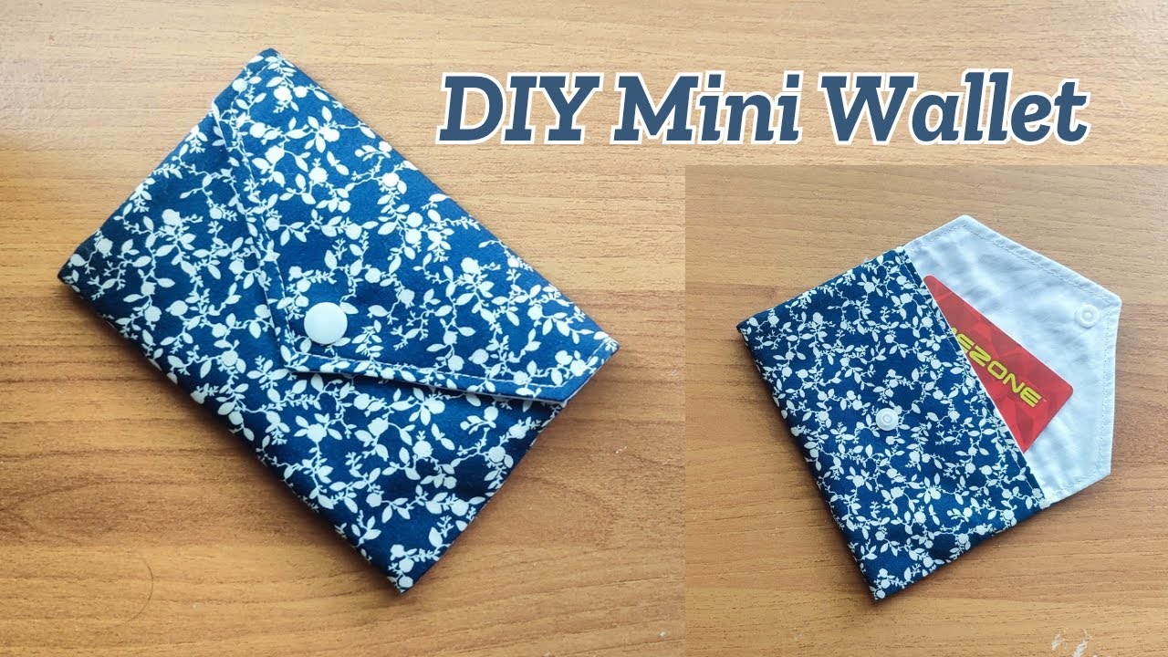 5 Minute DIY | Sewing This Mini Wallet is So Easy ! DIY Mini Wallet ...