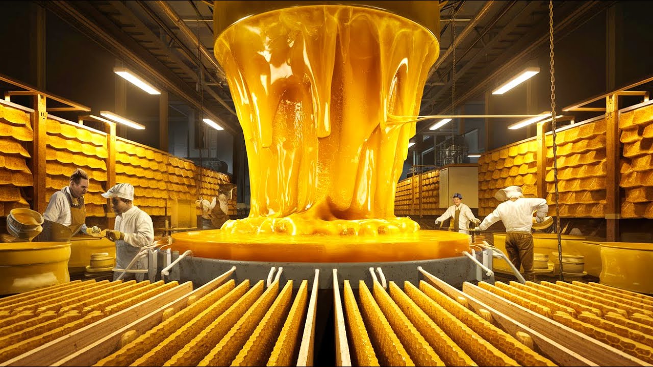 How Honey is Made In Factory | Honey Factory Process - YouTube