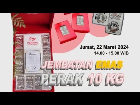 Pemutaran Patungan Logam Mulia Perak 1 Kg, 100 g, dan 1 oz - YouTube