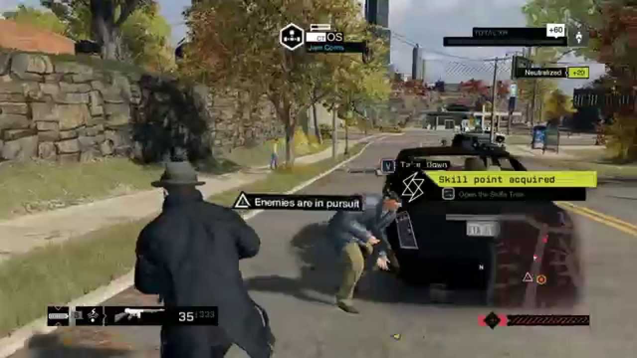 Watch Dogs - Tommy Gun Gameplay - YouTube