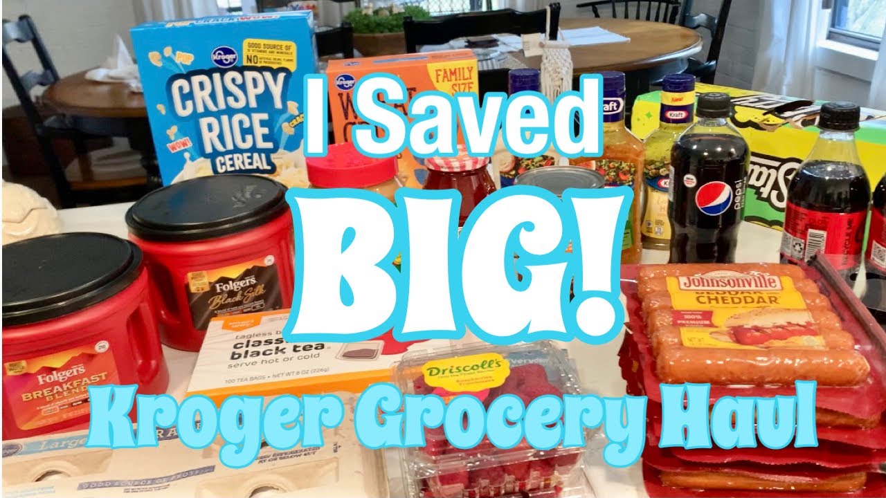 KROGER GROCERY HAUL | SHOPPING THE SALES & SAVING BIG! - YouTube