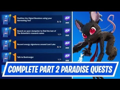 Fortnite All Paradise Quests (Part 2) - How to Complete All Paradise ...