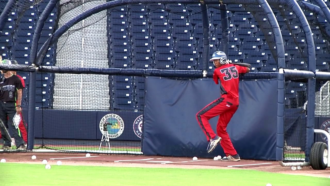 Justice Thompson Hitting Fall PBTOPPS17 mp4 - YouTube