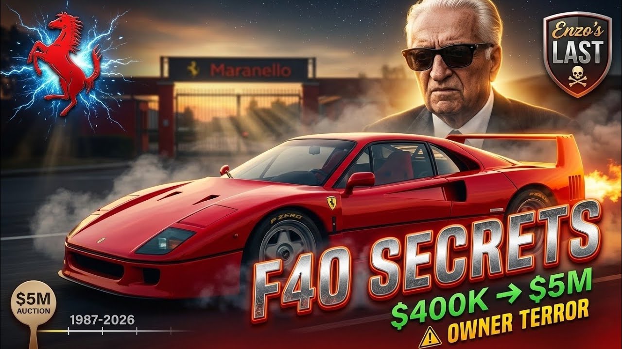 Ferrari F40: Enzo's Raw Beast - Full History, Owner Secrets & $5M ...