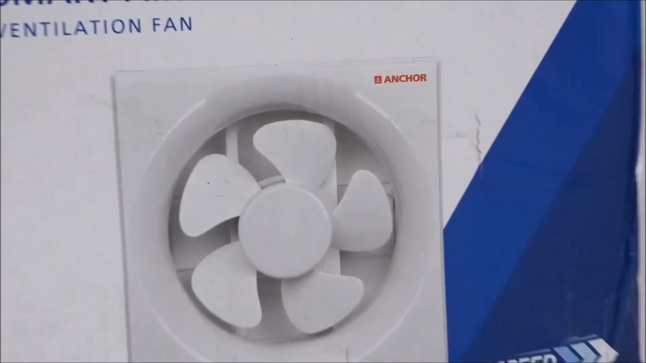 Panasonic 2500 RPM exhaust fan unboxing and working - YouTube