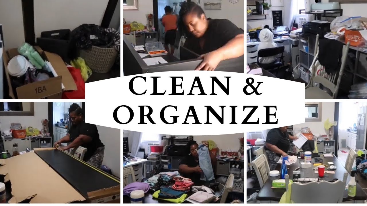 CLEAN & ORGANIZE WITH ME // NEW STORAGE FOR ORGANIZING // CLEANING AND ...