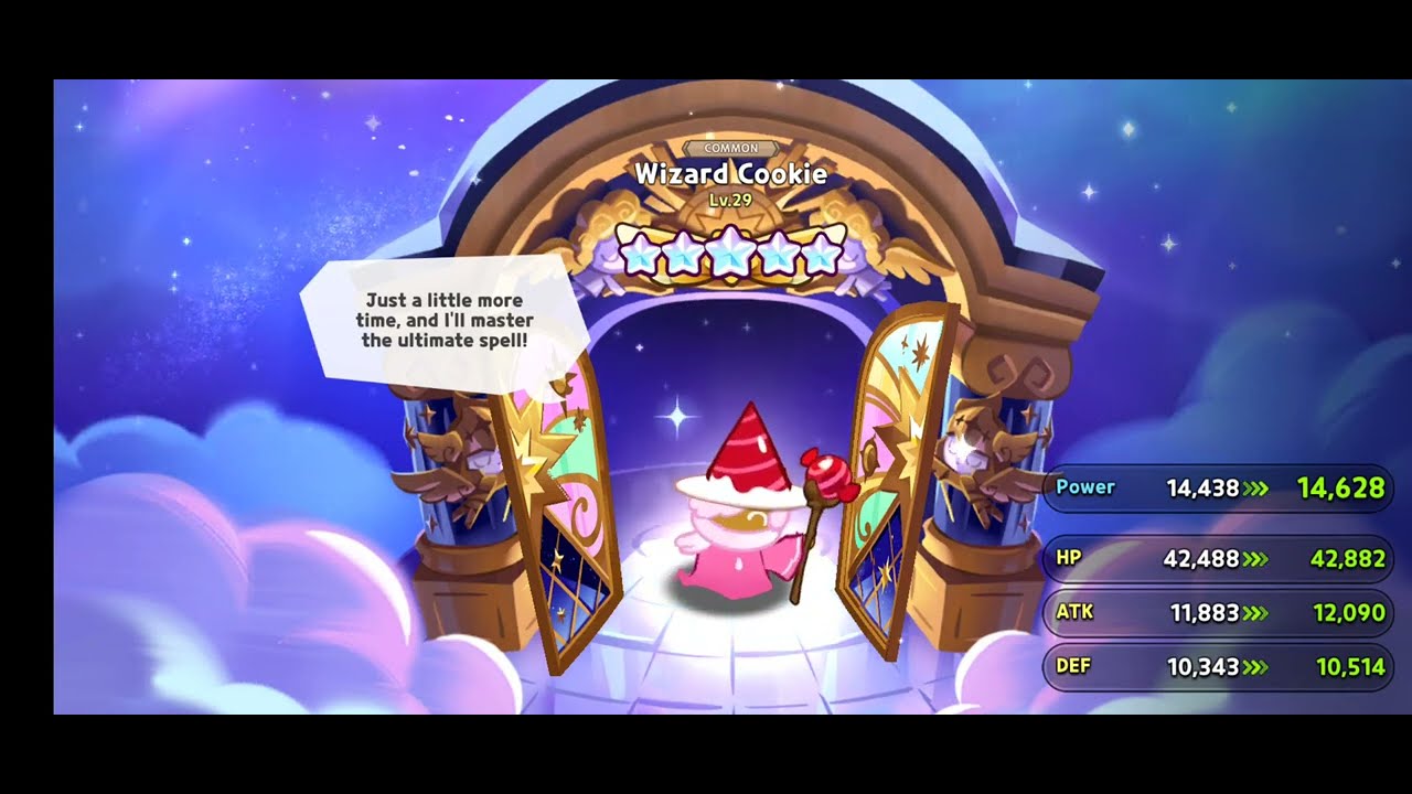 Wizard Cookie Full Max Ascend (5 Stars) - Cookie Run Kingdom - YouTube