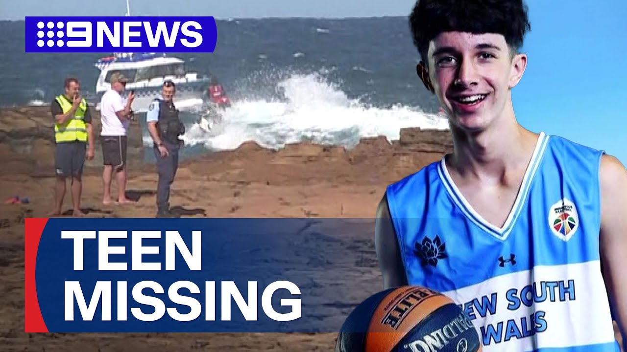 Search continues for teenage boy swept off rocks on NSW coast | 9 News ...