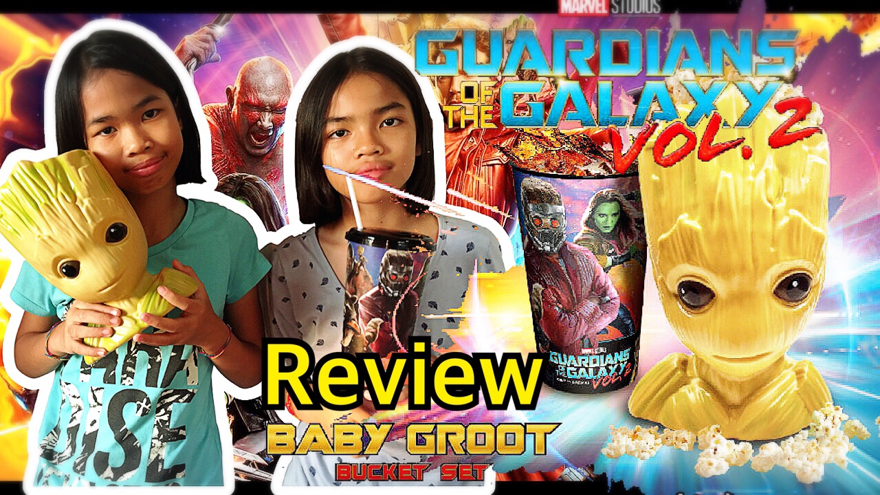รีวิวแก้วน้ำโรงหนังเมเจอร์ถังป๊อปคอร์นสุดแนว Baby Groot Bucket Set ...