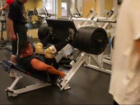 Strongest Leg Press in the World - YouTube