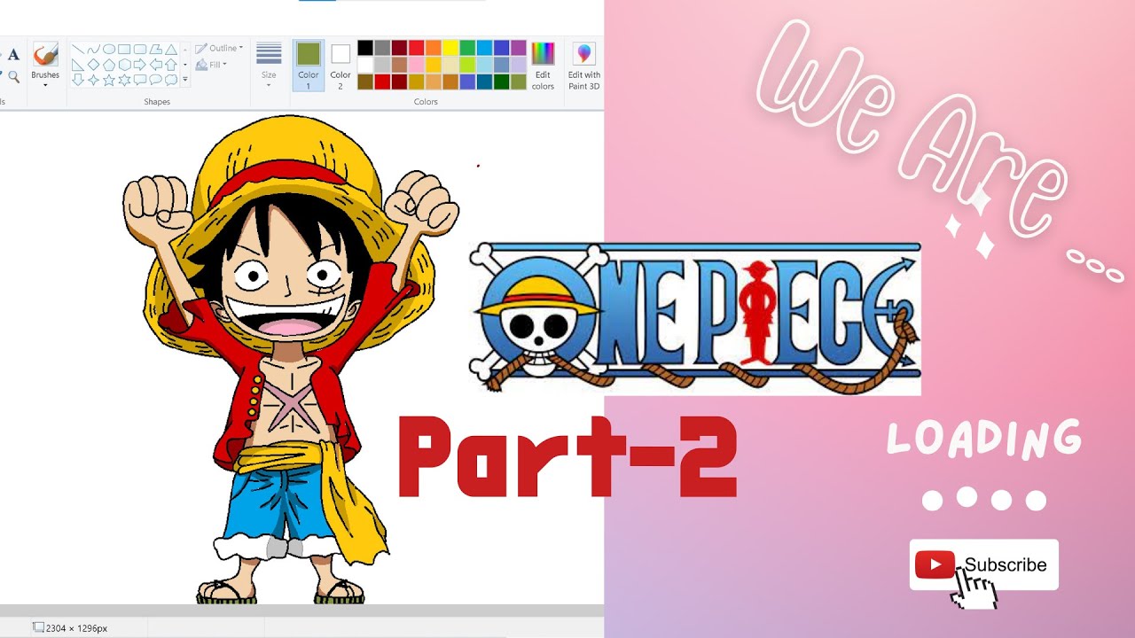 Lanjutan... Tutorial Cara Menggambar Luffy One-Piece dengan Ms Paint ...