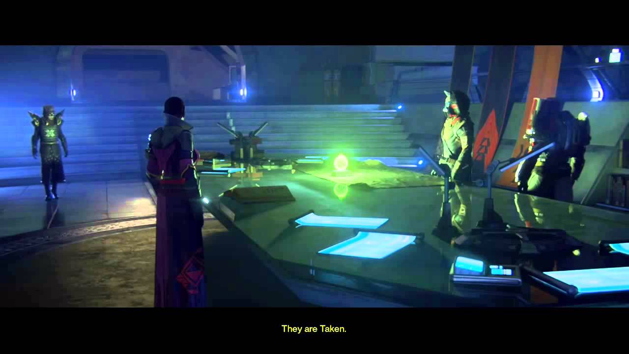 Destiny TTK Cutscene from End Of 1st Mission, ORYX Cabal - YouTube