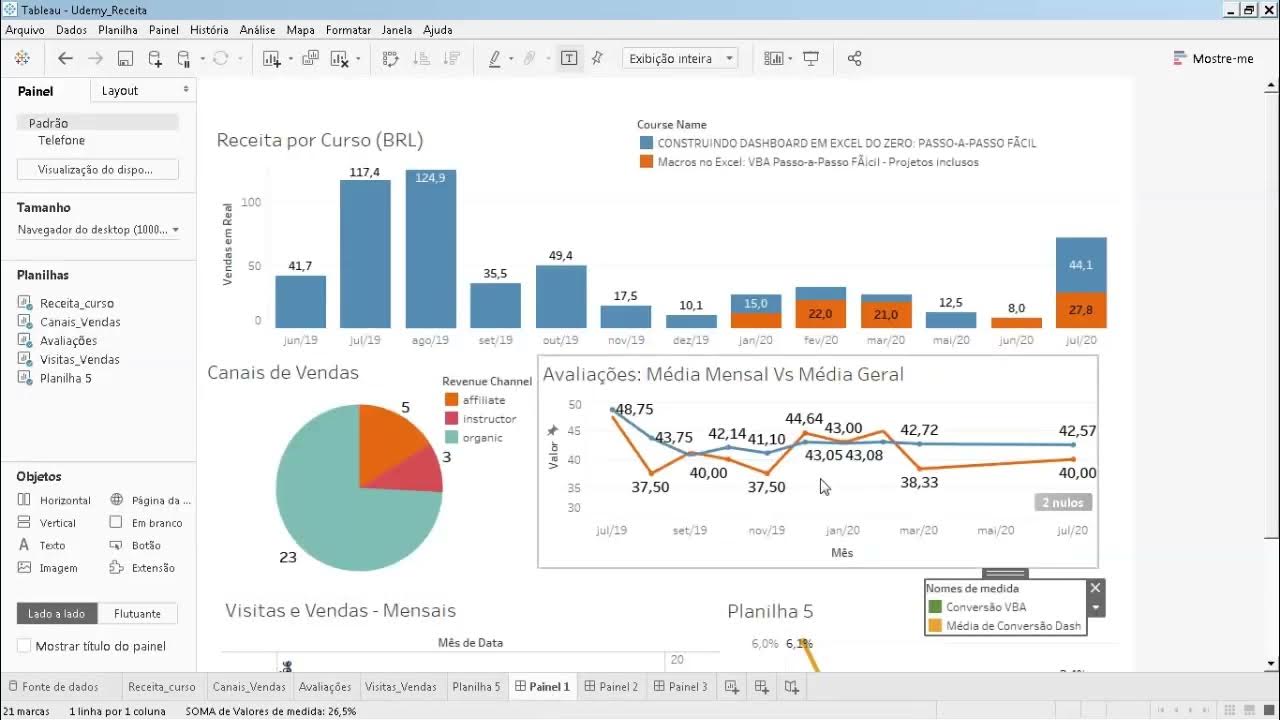 Montando Planilhas no Tableau - Curso Completo 22/23 → Tableau: Do ...