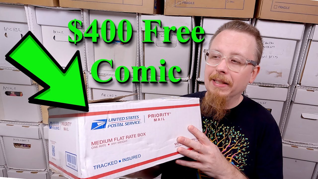 They gave me a free $400 Golden Age Comic! Huge Comic Book Package Haul ...