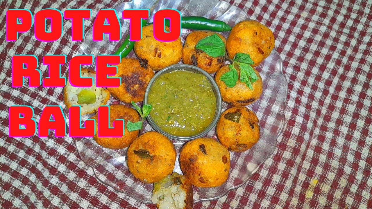 Potato Rice Ball - Suman's Kitchen - Crispy , Delicious Aur Tasty Snack ...