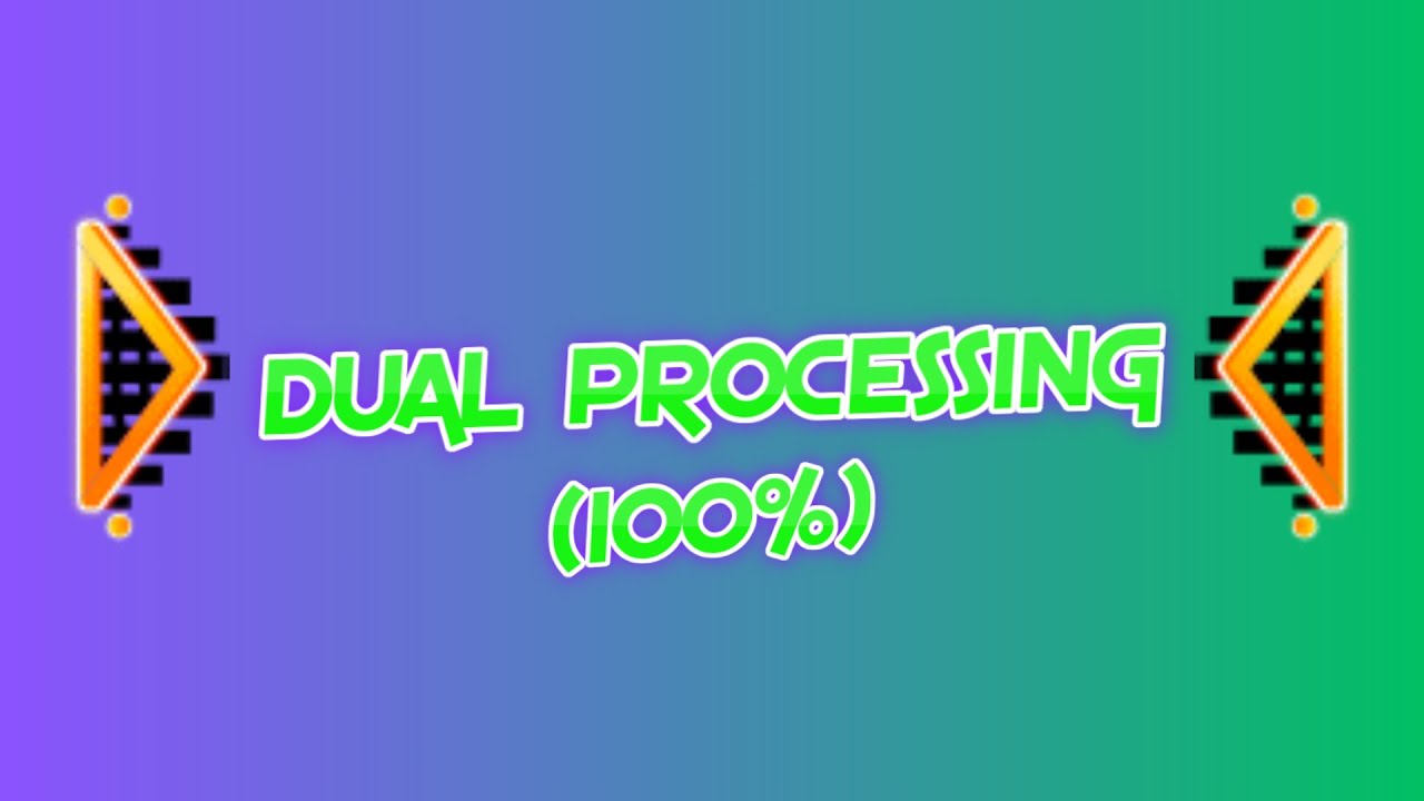 DUAL PROCESSING 100% (geometry dash). - YouTube